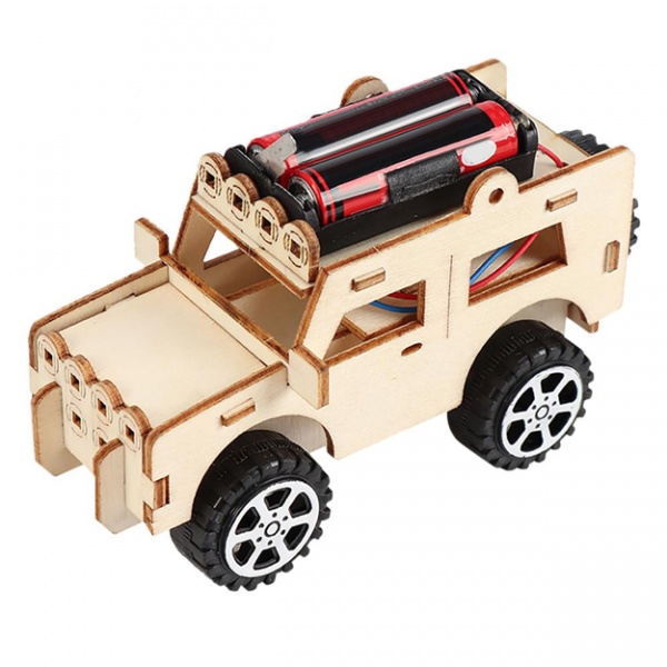 Купить Деревянная модель электромобиля, набор для научных экспериментов ...