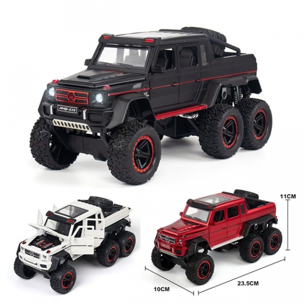 Купить Металлическая машинка модель 6X6 Brabus Merсedes-benz в ...