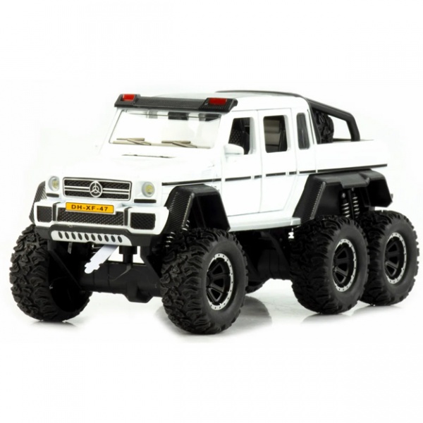 Метал машина болалар ўйинчоғи 6X6 Brabus Merсedes-benz оқ арзон нарҳда ...