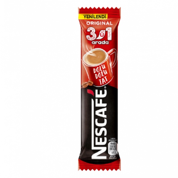 Kofe NESCAFE CLASSIC kuchli 3 tasi 1 da 14,5gr haqida, narxi va fotosurati