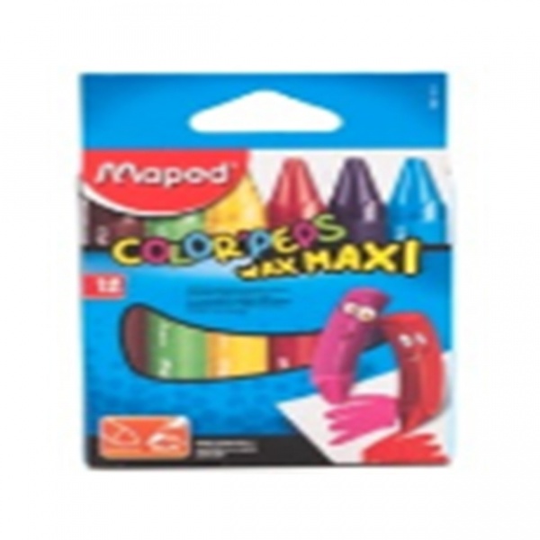 Купить Карандаши масл.-пастель Maped (12цв. Wax Maxi) в Узбекистане - в ...