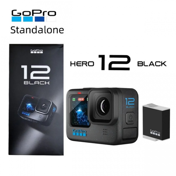 Купить GoPro Экшн-камера HERO12 Black, черный матовый в Узбекистане - в ...