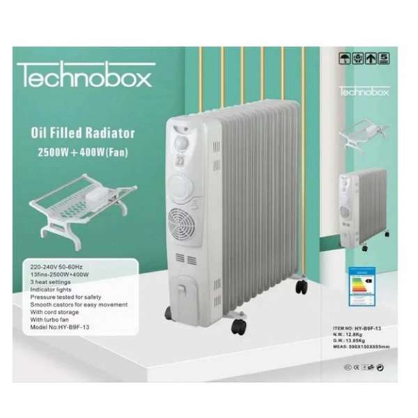 Масленный обогреватель Technobox HY B9F 13 Белый