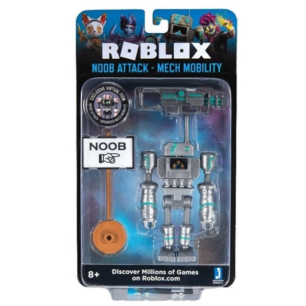 Jazwares Roblox Imagination Figure Pack Noob Attack - Mech Mobility W7 ...