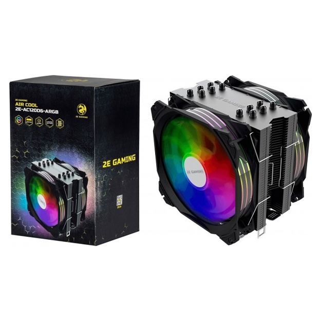 Купить Процессорный кулер 2E Gaming AC 120D6 (2E-AC120D6-ARGB) в ...