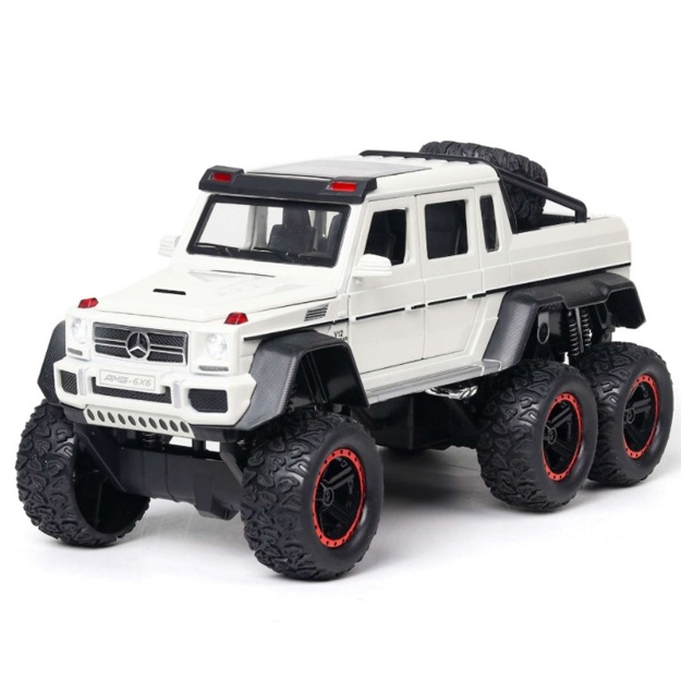 Метал машина болалар ўйинчоғи 6X6 Brabus Merсedes-benz оқ арзон нарҳда ...