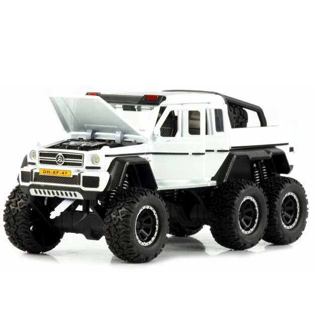 Метал машина болалар ўйинчоғи 6X6 Brabus Merсedes-benz оқ арзон нарҳда ...