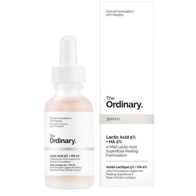 Сыворотка-пилинг с молочной кислотой The Ordinary Lactic Acid 5% + HA 30мл