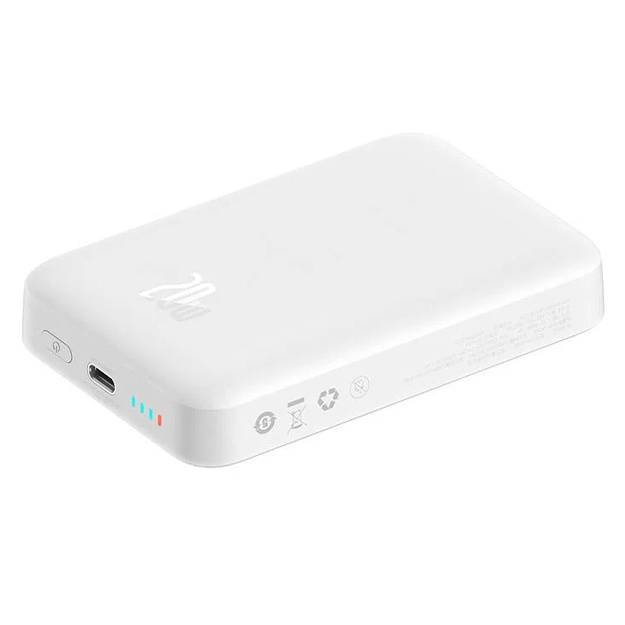 Портатив аккумулятор Baseus PPCXM10 Magnetic Mini Wireless Fast Charge ...