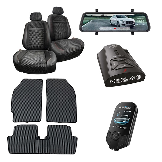 Автомобильный комплект Lenovo HR17 Full HD, Tomahawk Navajo S Plus, Evakor, Dominant Magicar ...